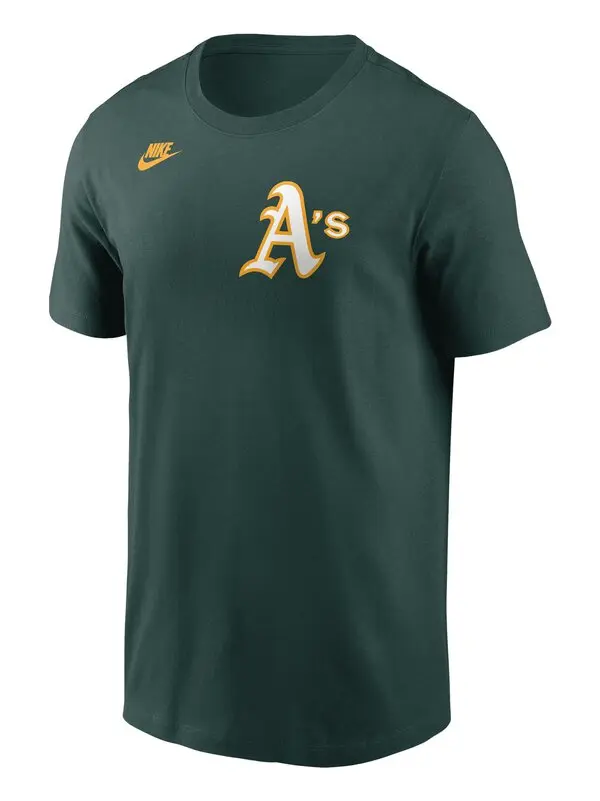 Nike Reggie Jackson Athletics Cooperstown Fuse Mlb T-shirt - Green