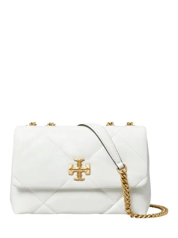 Tory Burch Kira Diamond Quilt Small Convertible Shoulder Bag - Blanc