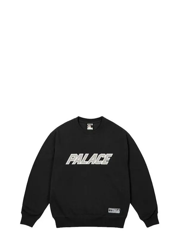 PALACE Applique Team Crew - Black