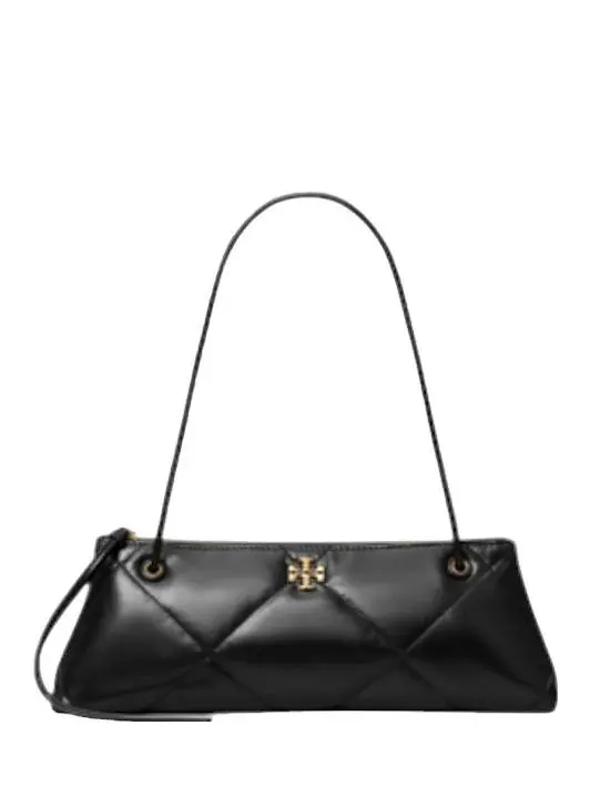 Tory Burch Kira Diamond Quilt East Shoulder Bag - Black
