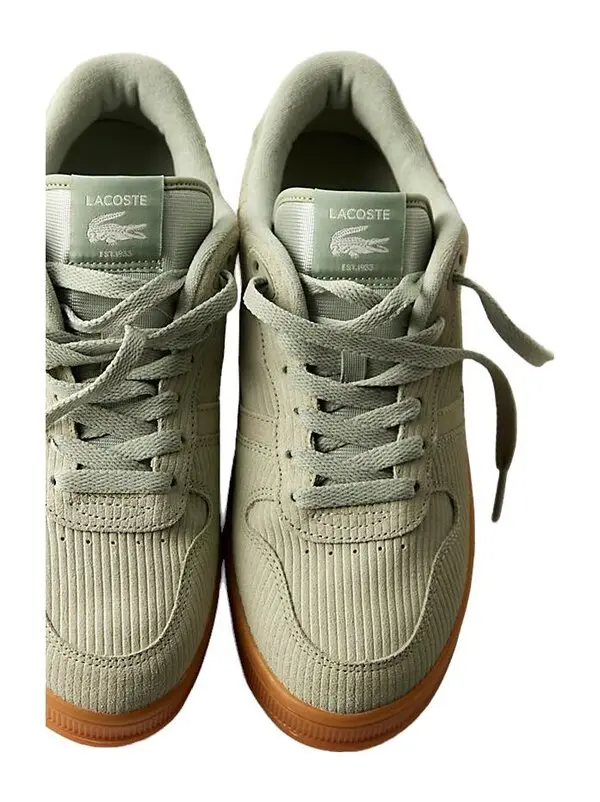 Lacoste T-clip Platform Sneakers - Light Khaki/gum