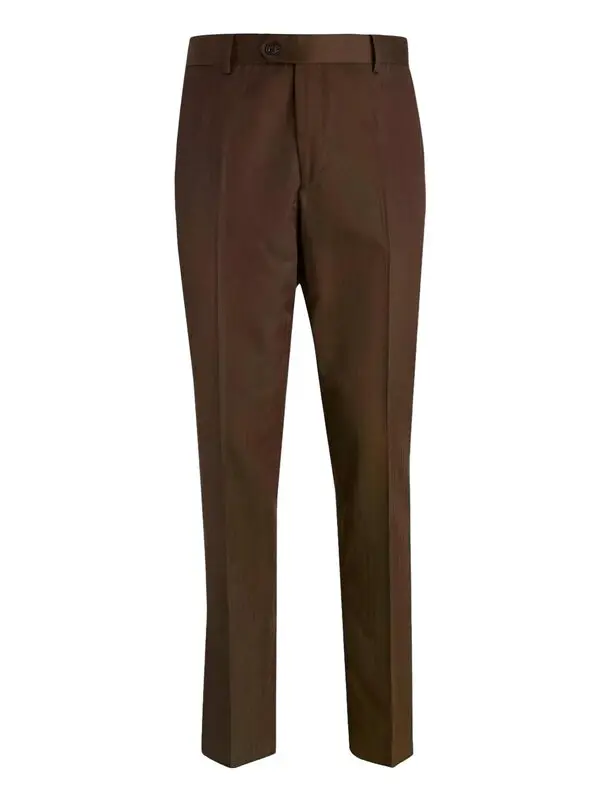 Brian Dales Tapered Trousers - Brown