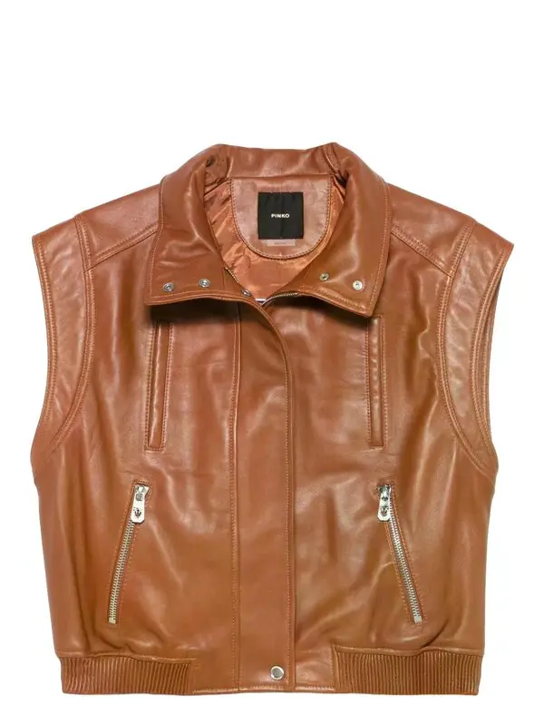 Pinko Gambia Gilet - Brown