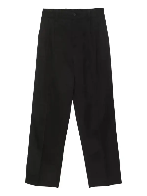 Golden Goose Virgin Wool Trousers - Black