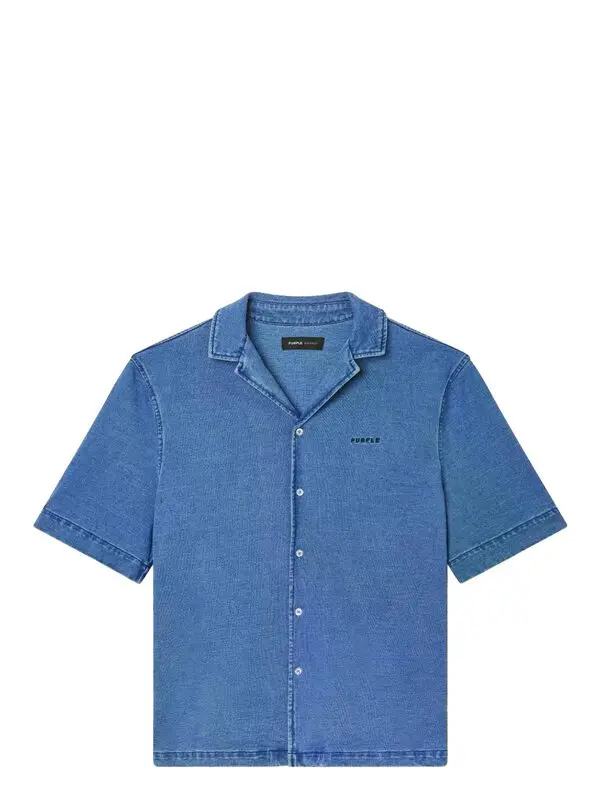PURPLE BRAND Wordmark Shirt - Blue