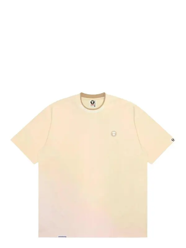 AAPE BY *A BATHING APE® Rubberised Logo-detail T-shirt - Neutrals