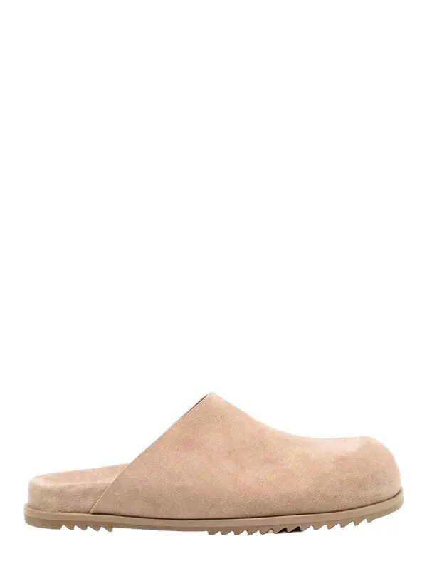Rick Owens Round Toe Mules - Brown