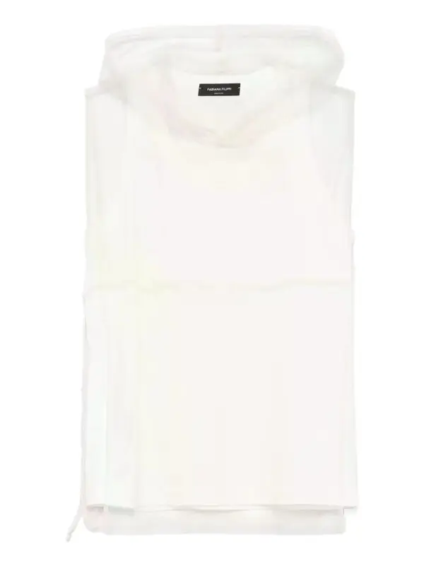 Fabiana Filippi Sheer-layer Tank Top - White