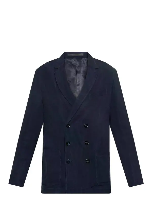 Giorgio Armani Double-breasted Blazer - Blue