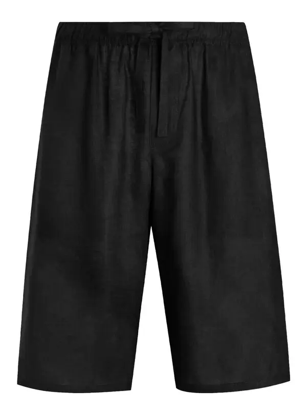 Dolce & Gabbana Linen Shorts - Black