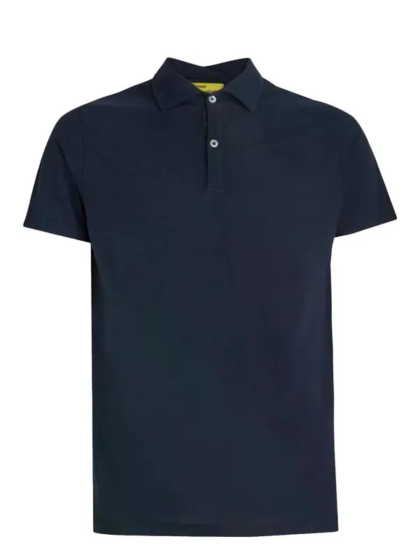 CUSTOMER LOVERS Short-sleeve Polo Shirt - Blue