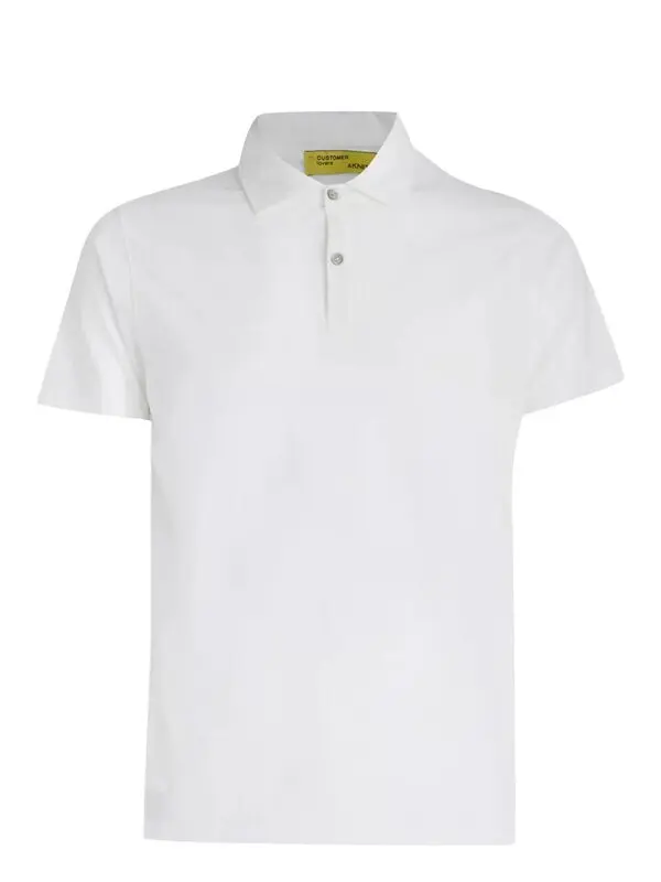 CUSTOMER LOVERS Short-sleeve Polo Shirt - White