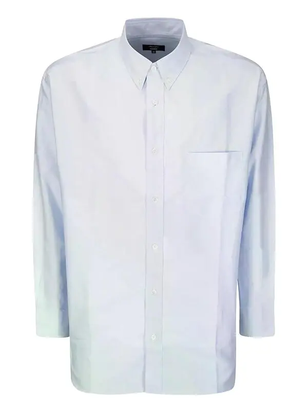 Comme Des Garçons Cotton Shirt - Blue