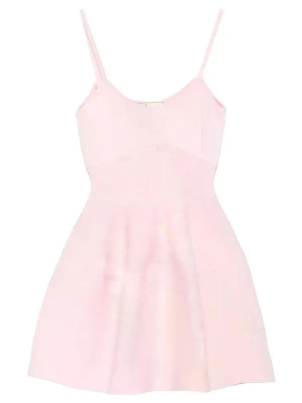 Blumarine Flared Mini Dress - Pink