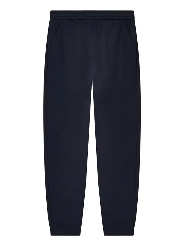 Giorgio Armani Modal-blend Double-jersey Joggers - Navy Blue