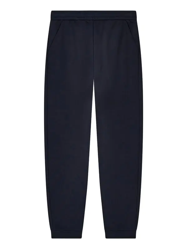 Giorgio Armani Modal-blend Double-jersey Joggers - Navy Blue