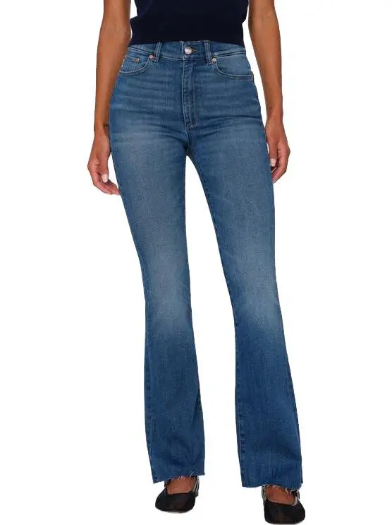 DL1961 Bridget Instasculpt Bootcut Jeans - Palm Springs Dl Airbrushed
