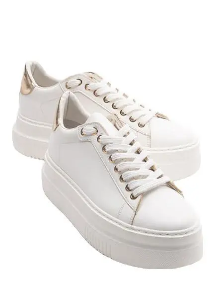 PROLOGUE SHOES Violette Platform Sneakers - White