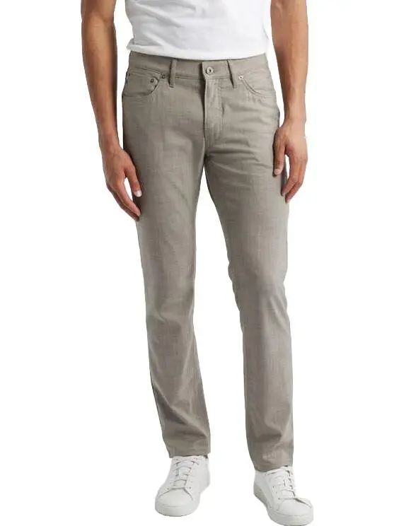 BRAX Chuck Stretch Chambray 5-pocket Pants - Light Grey