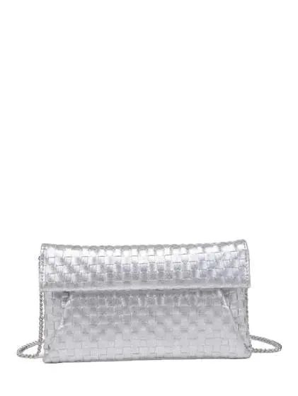 MODA LUXE Priscilla Clutch - Silver
