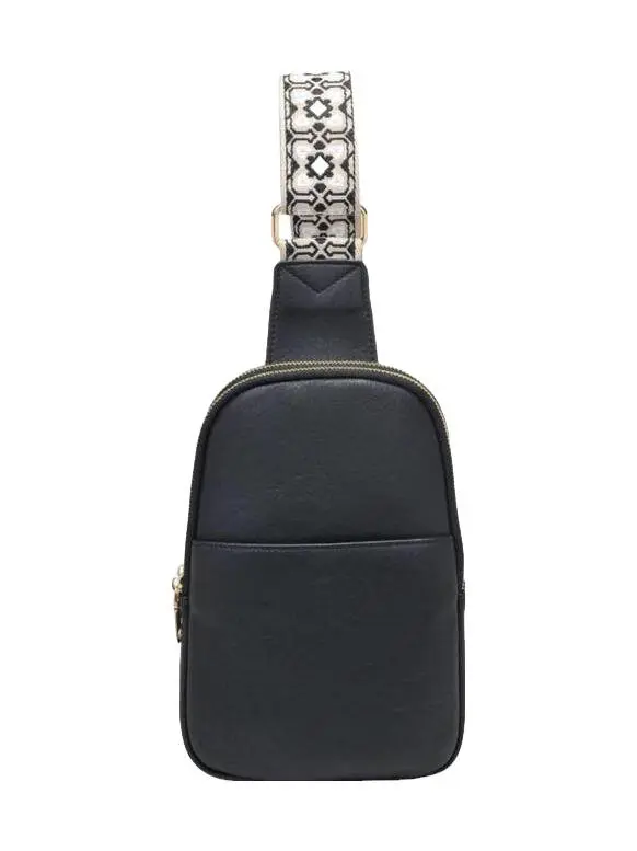 MODA LUXE Zuri Sling Backpack - Black