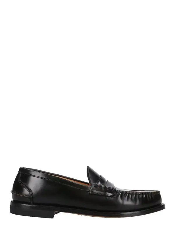Premiata Leather Loafers - Black