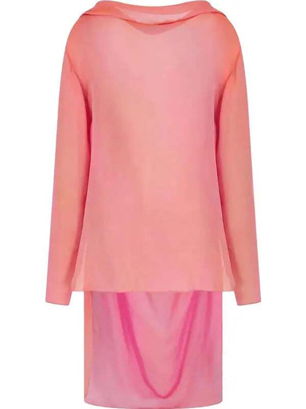 Giorgio Armani Draped Blouse - Pink