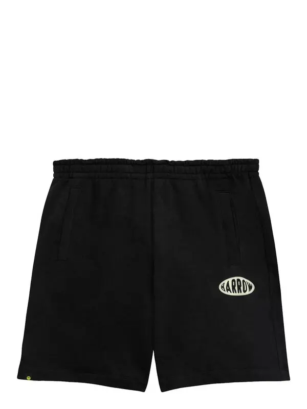 BARROW Logo-print Shorts - Black