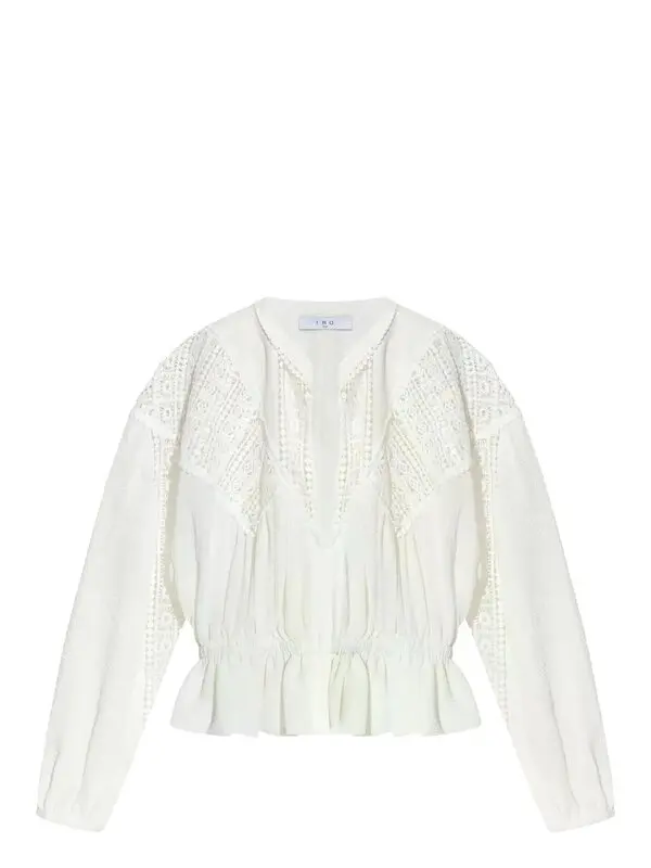 IRO PARIS Rixi Embroidered Blouse - Neutrals
