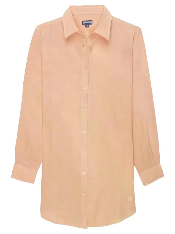 Vilebrequin Linen Shirt Dress - Pink