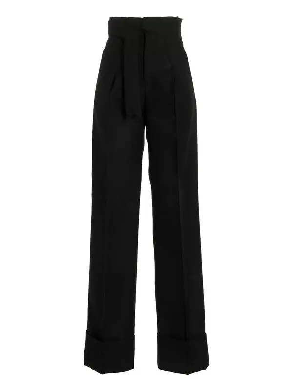 CAPASA MILANO Check Trousers - Black