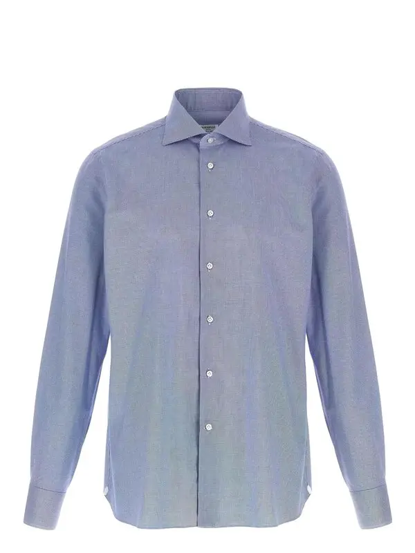 BORRIELLO NAPOLI Checked Shirt - Blue