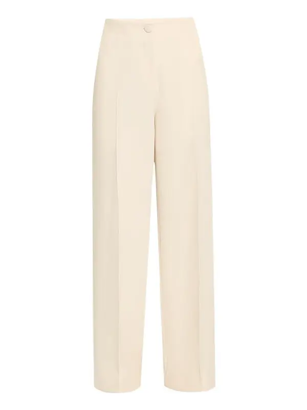 Brioni Camilla Wide Leg Trousers - Ivory