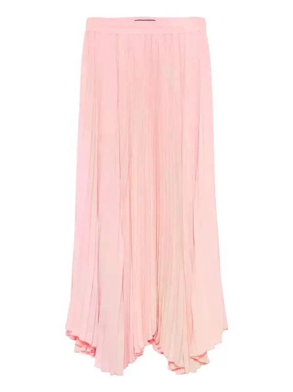 STYLAND Pleated Maxi Skirt - Pink