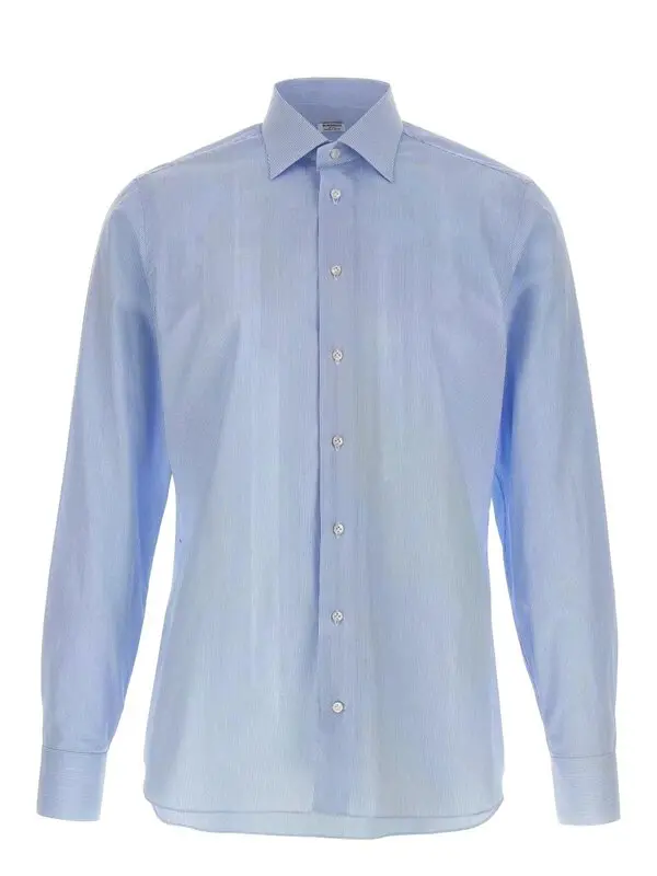 BORRIELLO NAPOLI Striped Shirt - Blue