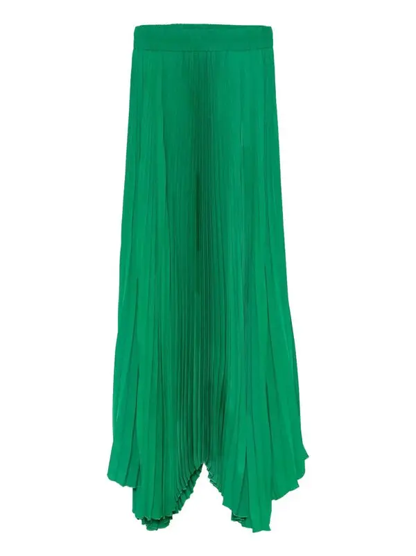 STYLAND Pleated Maxi Skirt - Green
