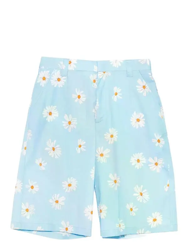Moschino Printed Knee-length Shorts - Blue