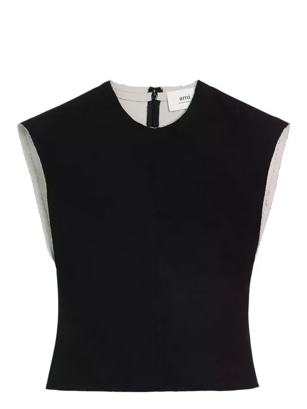 Ami Sleeveless Top - Black