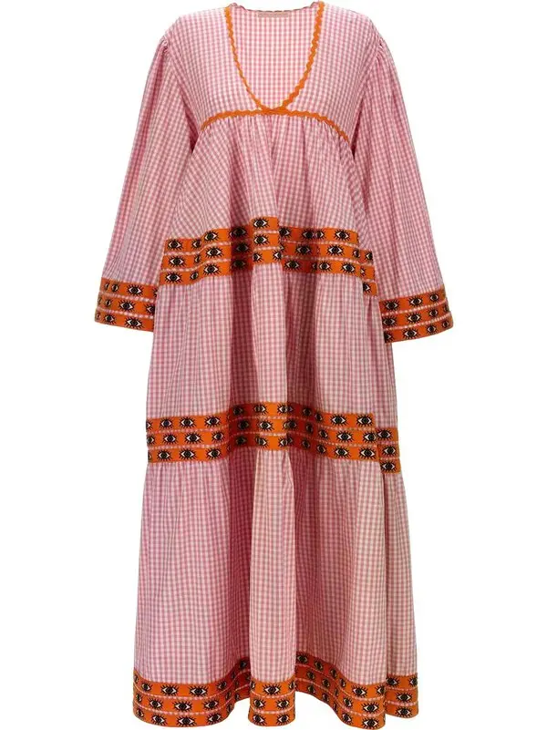 FLORA SARDALOS Ydra Maxi Dress - Pink
