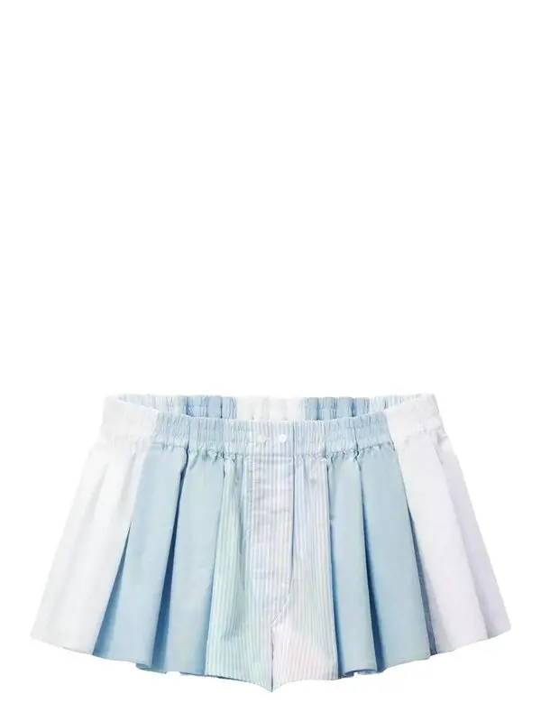 Alexander Wang Pleated Shorts - Blue