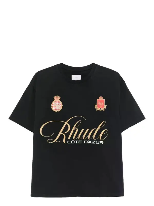 Rhude Script Crest T-shirt - Black
