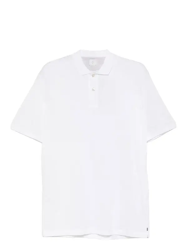 Eleventy Cotton Polo Shirt - White