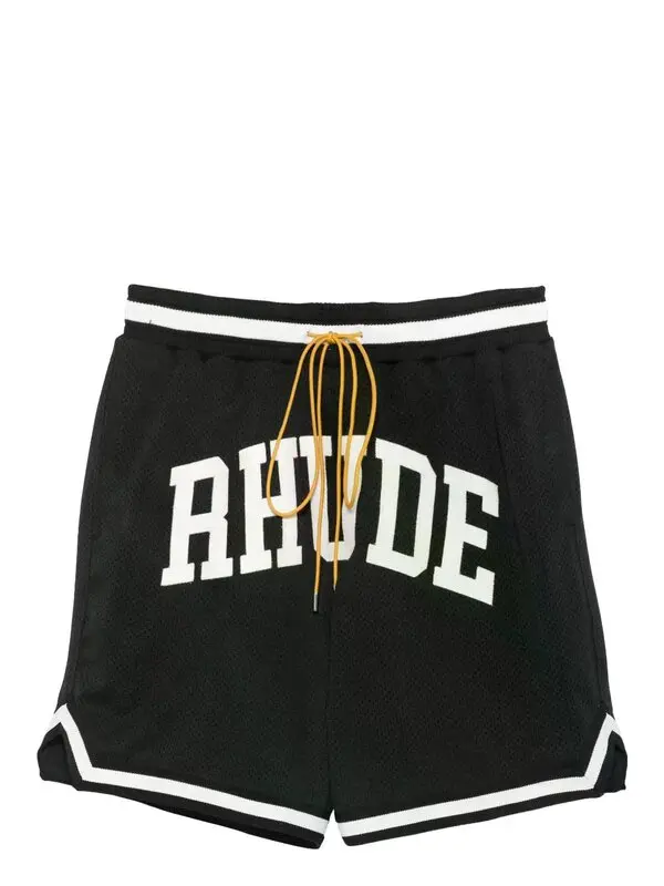 Rhude Collegiate Shorts - Black