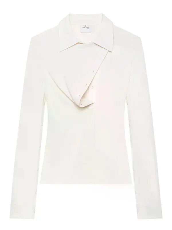 COURREGES Oblique Top - White
