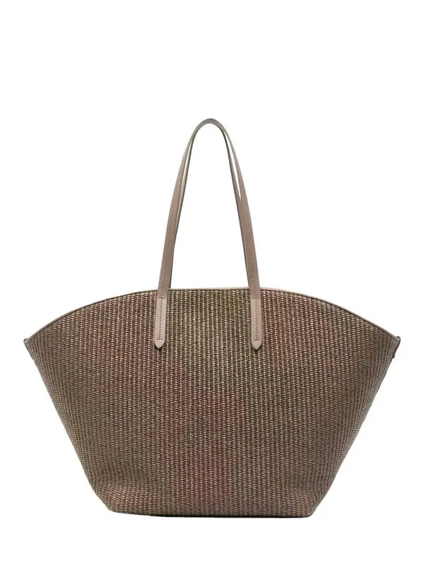 Brunello Cucinelli Woven Tote Bag - Brown