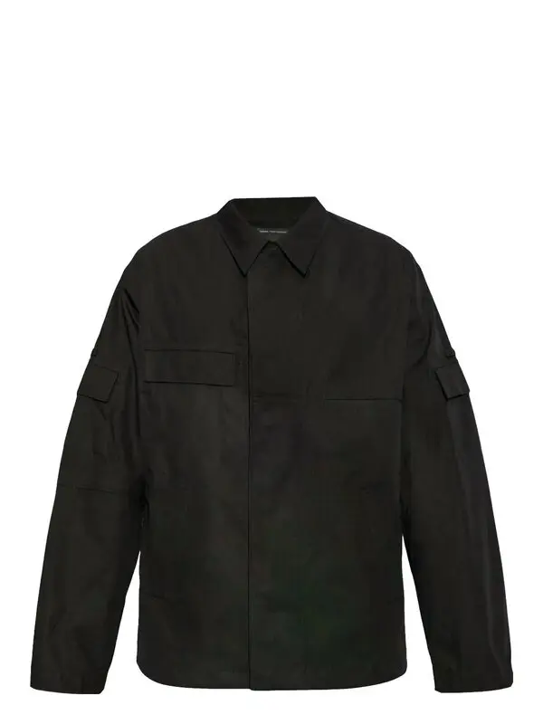 Y3 Cotton-blend Shirt Jacket - Black