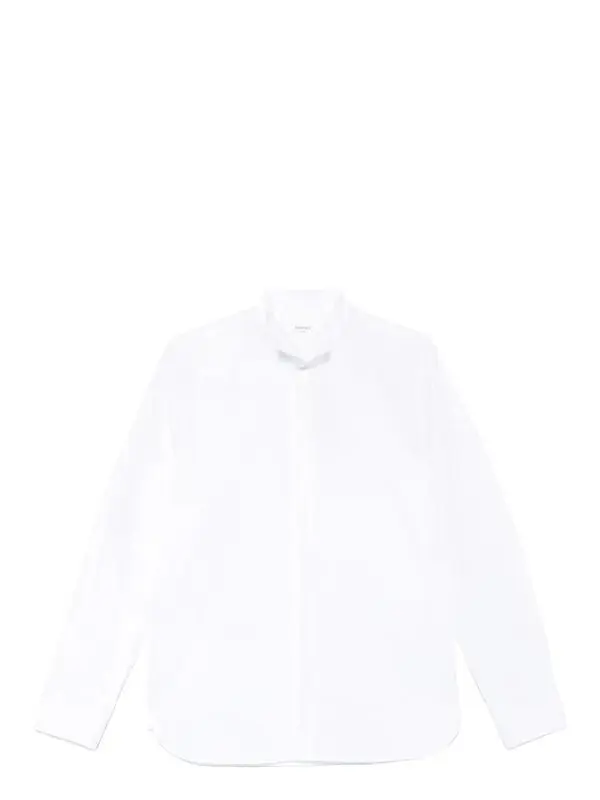 Saint Laurent Wingtip-collar Cotton Shirt - White