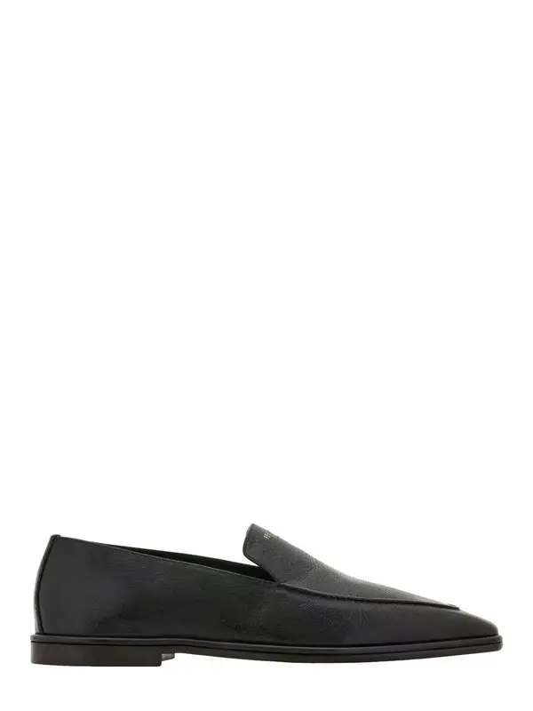 FERRAGAMO Leather Loafers - Black
