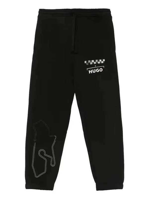 Hugo Logo-print Track Pants - Black