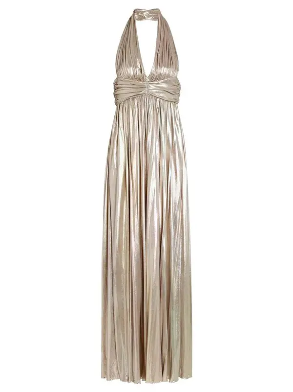 Giambattista Valli Sleeveless Long Dress - Gold